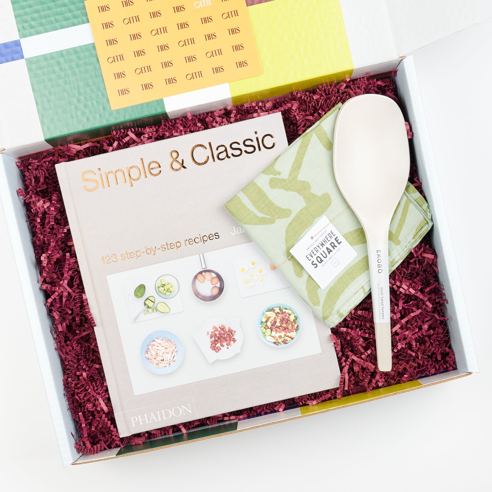 Simple & Classic Cookbook Gift Set | Cook & Book by CETTE