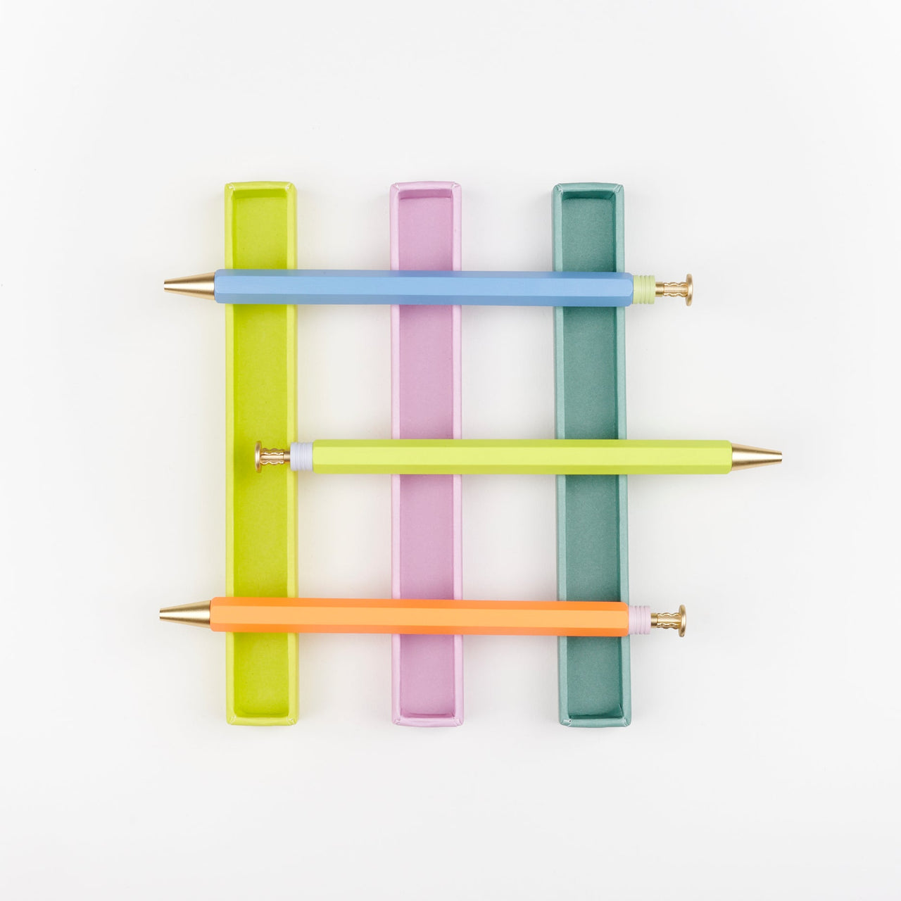 Papier Wiggle Pen Set – Colorful Ballpoint Pens for Everyday Writing ...